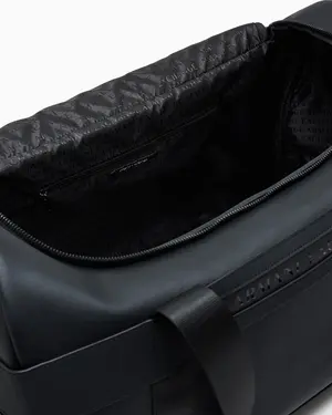 Armani Exchange Duffle Bag In Coated Fabric