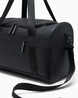 Armani Exchange Duffle Bag In Coated Fabric