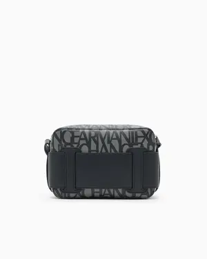 Armani Exchange Monogram Cotton Messenger Bag