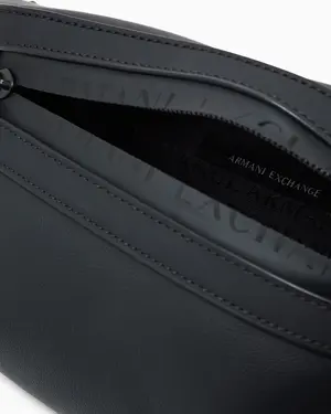 Armani Exchange Waist Bag In Coated Fabric