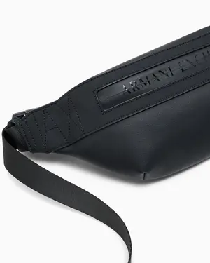 Armani Exchange Waist Bag In Coated Fabric