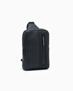 Armani Exchange Bodypack Backpack In Coated Fabric