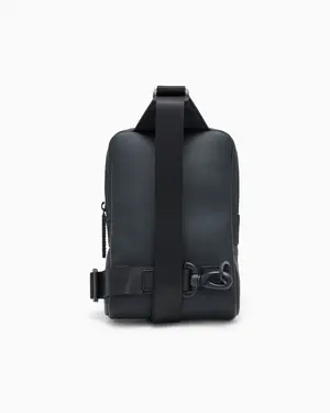Armani Exchange Bodypack Backpack In Coated Fabric