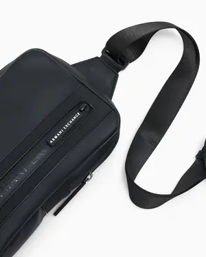 Armani Exchange Bodypack Backpack In Coated Fabric
