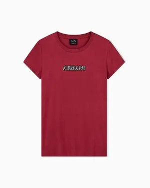 Armani Exchange Slim Fit Cotton Jersey T-shirt - Red