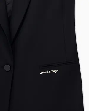 Armani Exchange Regular Fit Waistcoat Fabric Blend