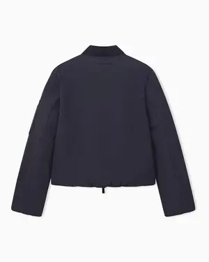 Armani Exchange Blouson Jacket In Nylon With Peach Effect