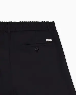 Armani Exchange Oxford Lyocell Trousers