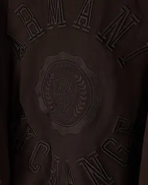 Armani Exchange Oversized Blouson Jacket In Nylon Twill