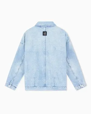 Armani Exchange Used Effect Denim Jacket