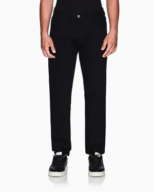 Armani Exchange Comfort Slim Straight-leg Stretch Denim Jeans