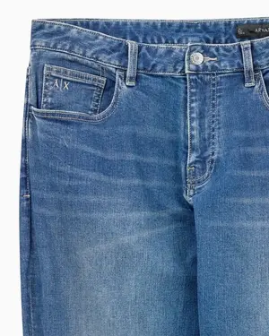Armani Exchange Slim-fit Cotton Denim Jeans