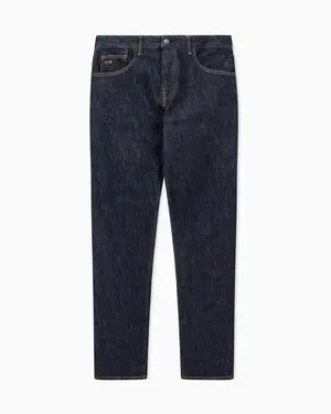 Armani Exchange Five-pocket Comfort Slim-fit Jeans In Stretch Cotton Icon - Blue