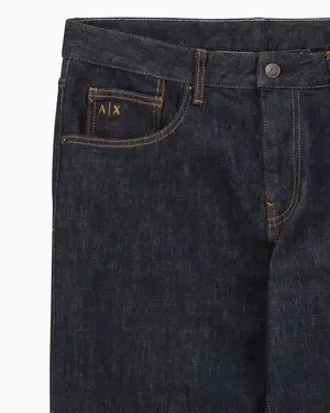 Armani Exchange Icon Stretch Cotton Slim Fit Jeans - Blue