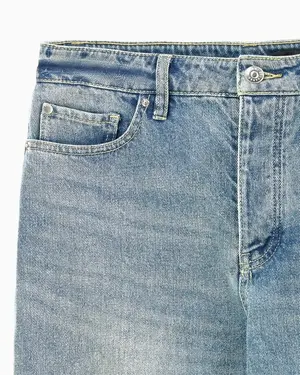 Armani Exchange High-waisted Carrot Fit Rigid Denim Jeans