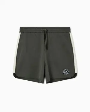 Armani Exchange Bermuda Shorts In Cotton - Grey