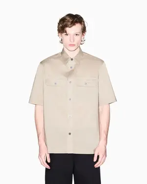 Armani Exchange Casual Cotton Poplin Shirt