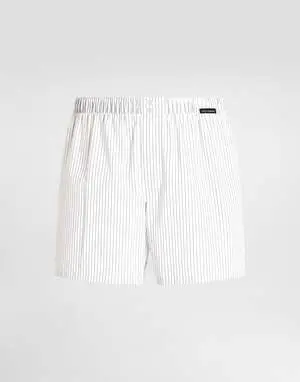 Dolce & Gabbana Striped Cotton Poplin Boxer Shorts Underwear And Loungewear - Multicolor