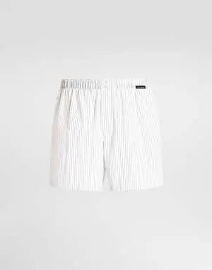 Dolce & Gabbana Striped Cotton Poplin Boxer Shorts - Multicolor