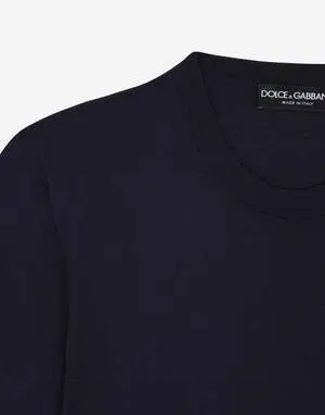 Dolce & Gabbana Pull Girocollo M/c Sweaters And Cardigans - Blue