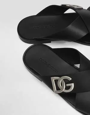 Dolce & Gabbana Sandalo Sandals And Slides - Black