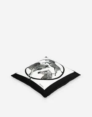 Dolce & Gabbana Silk Twill Cushion Medium Medium Cushions