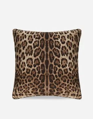 Dolce & Gabbana Silk Twill Cushion Medium Medium Cushions - Multicolor
