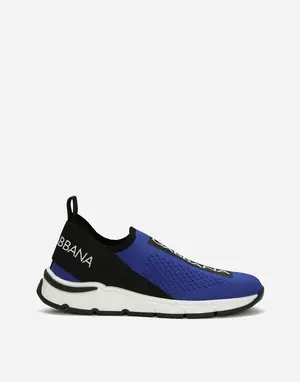 Dolce & Gabbana Stretch Mesh Sorrento 2.0 Sneakers Shoes Fabric - Blue