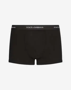 Dolce & Gabbana Regular Boxer Underwear And Loungewear Cotton - Black