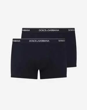 Dolce & Gabbana Regular Boxer Underwear And Loungewear Cotton - Blue