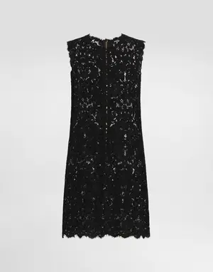 Dolce & Gabbana Cordonetto Lace Dress Dresses - Black