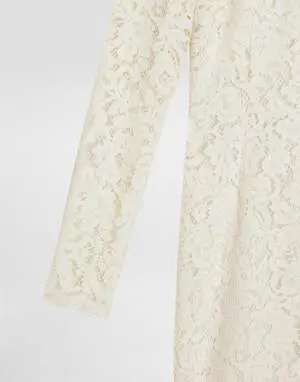 Dolce & Gabbana Cordonetto Lace Dress Dresses - White