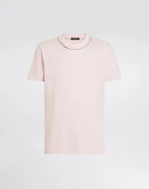 Dolce & Gabbana T-shirt M/corta Giro T-shirts And Polos - Pink