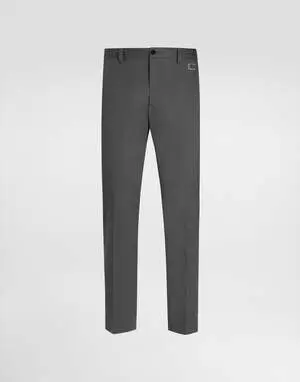 Dolce & Gabbana Tailored Cotton Pants Pants And Shorts - Grey