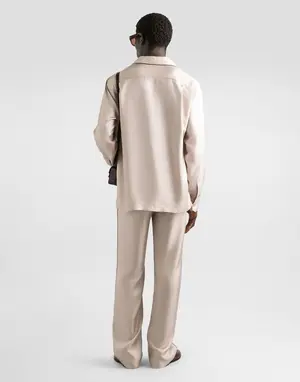 Dolce & Gabbana Silk Shirt With Embroidery Shirts