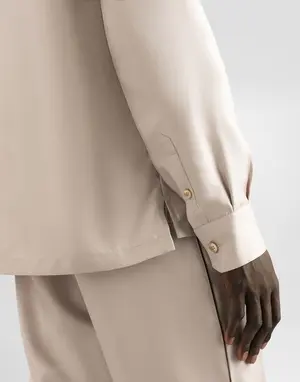 Dolce & Gabbana Silk Shirt With Embroidery Shirts