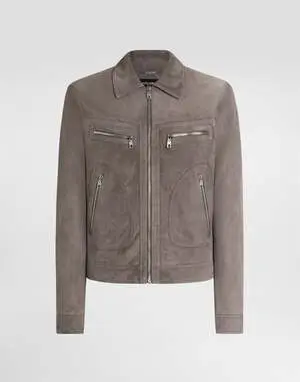 Dolce & Gabbana Giubbotto Coats And Jackets Gray - Grey