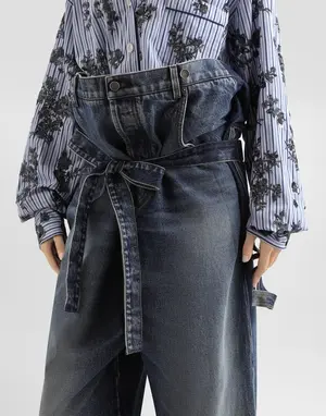 Dolce & Gabbana Denim Trousers Pants And Shorts Multi-colored