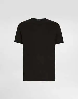 Dolce & Gabbana T-shirt M/corta Giro T-shirts And Polos - Black