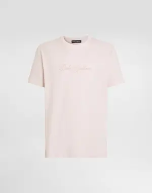 Dolce & Gabbana T-shirt M/corta Giro T-shirts And Polos - Pink