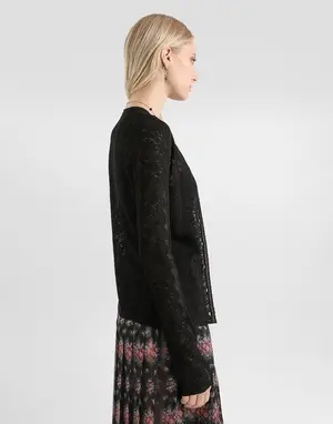 Dolce & Gabbana Lace Cardigan Sweaters And Cardigans