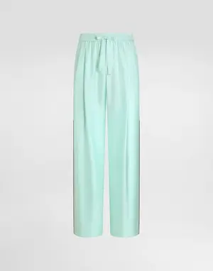 Dolce & Gabbana Tailored Linen Trousers - Azure