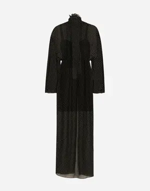 Dolce & Gabbana Majolica- Organzine Long Dress - Print