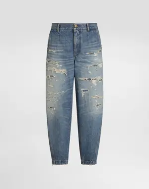 Dolce & Gabbana Denim Trousers - Multicolor