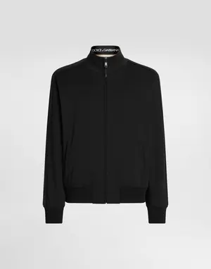 Dolce & Gabbana Technical Jersey Sweatshirt Sweatshirts - Black