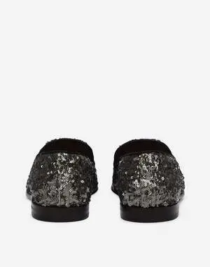 Dolce & Gabbana Sequined Loafers