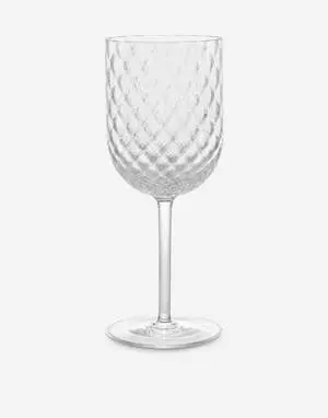 Dolce & Gabbana Hand-blown Murano Red Wine Glass Wine Glasses - Multicolor