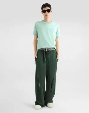 Dolce & Gabbana Cotton T-shirt With Patch T-shirts And Polos - Green
