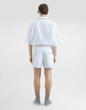 Dolce & Gabbana Striped Poplin Bermuda Shorts