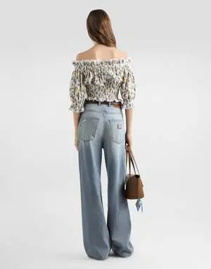 Dolce & Gabbana 5-pocket Denim Trousers Denim And Jeans Multi-colored